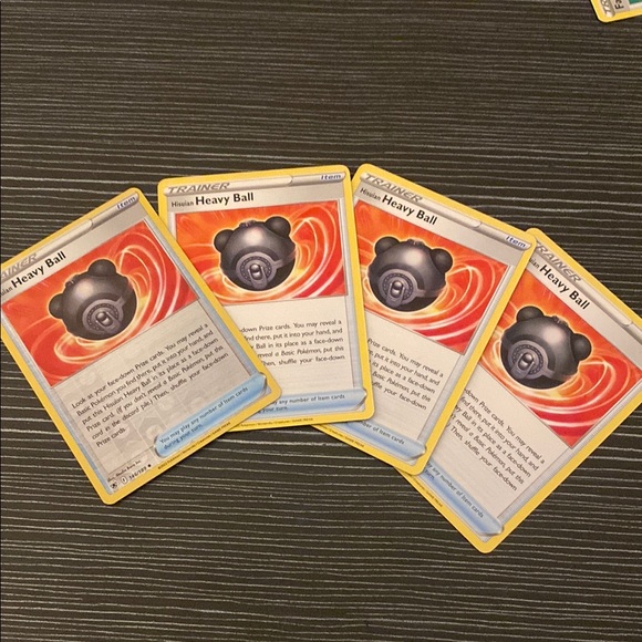Pokemon | Toys | Pokemon Trainer Heavy Ball Card Set Yellow And Red ...